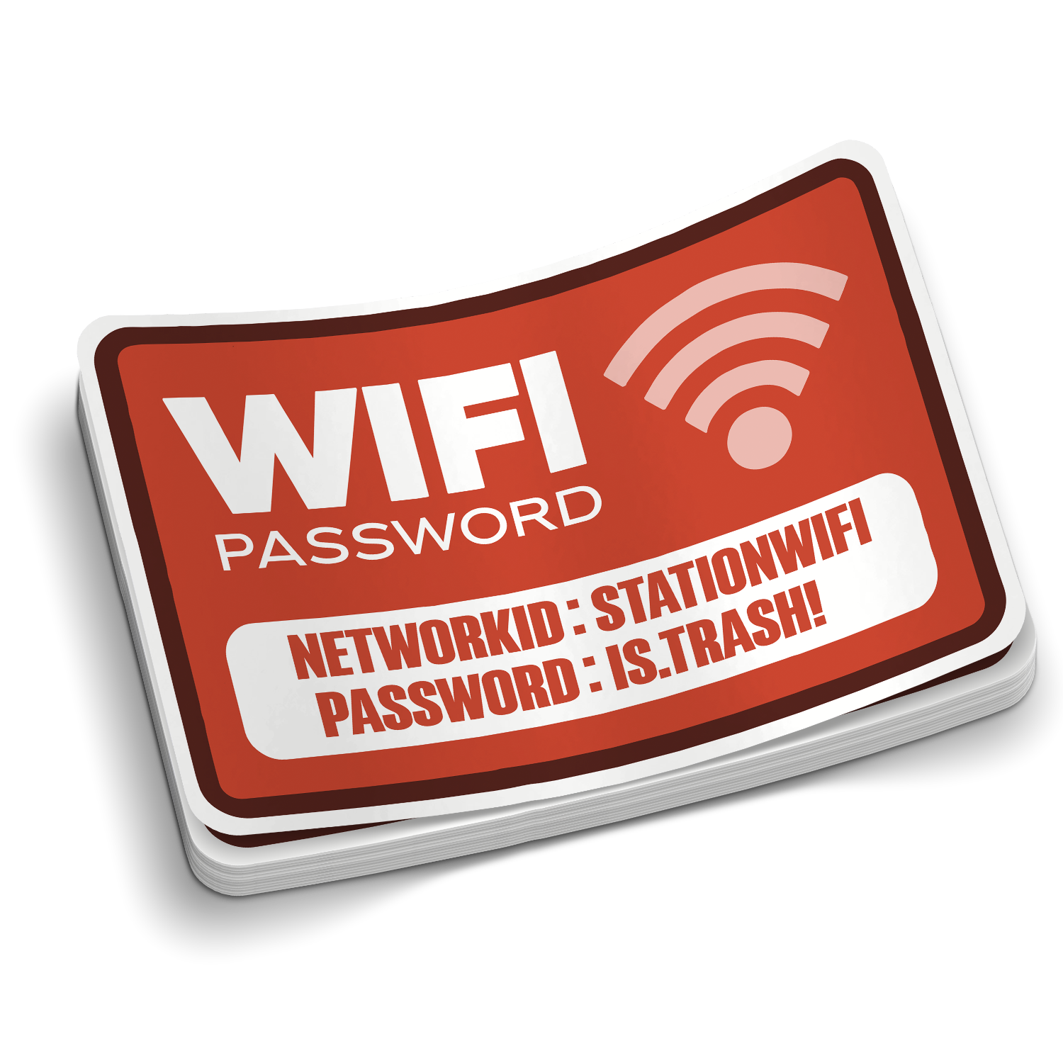 Firehouse Wifi | Funny Firefighter Stickers – Mountain Up