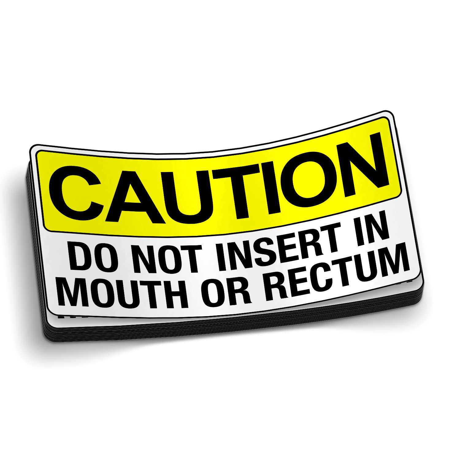 CAUTION - Do Not Insert Decal – Mountain Up