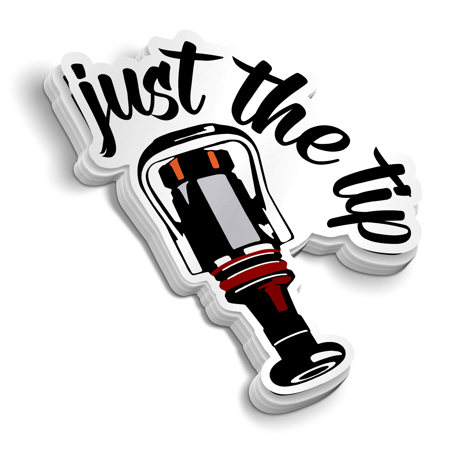 Just The Tip Sticker – Mountain Up