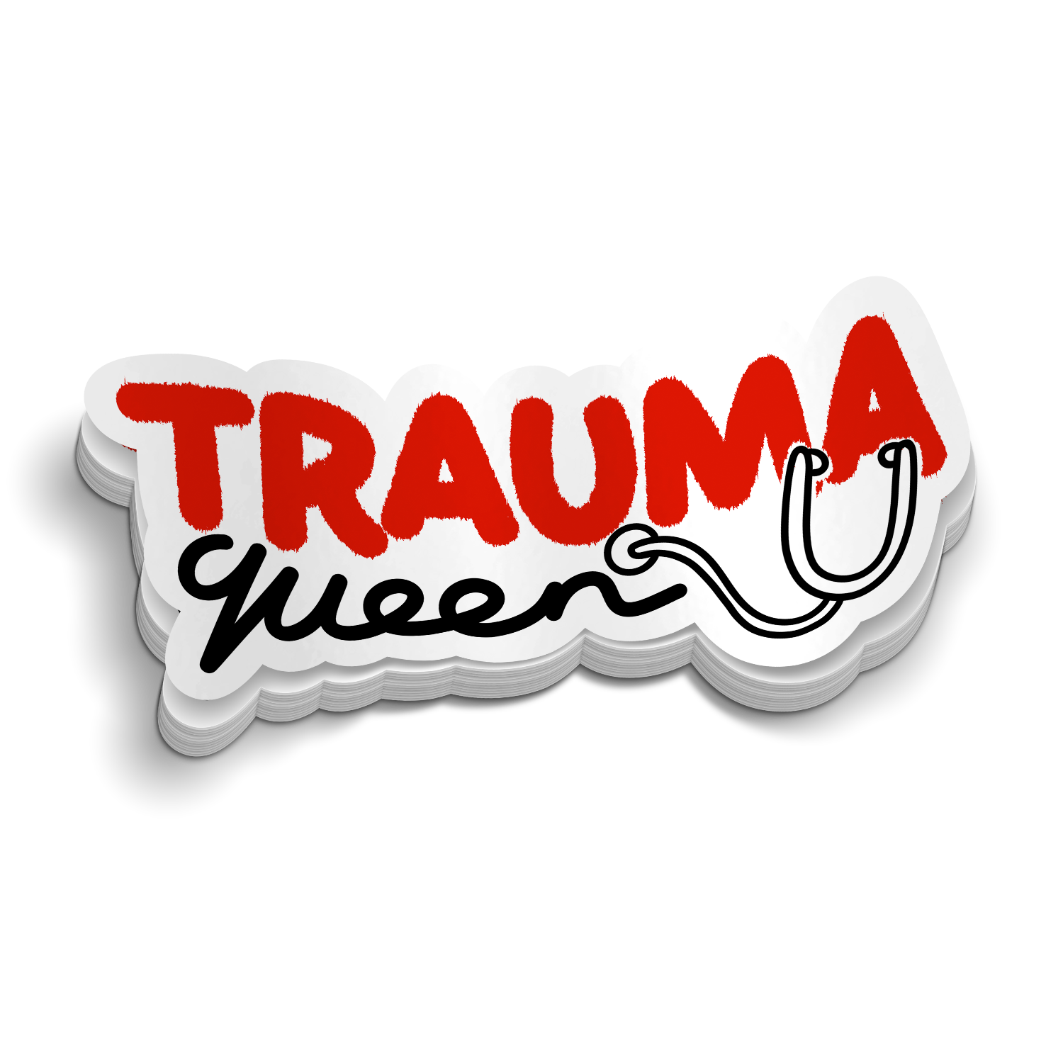 Trauma Queen Sticker – Mountain Up