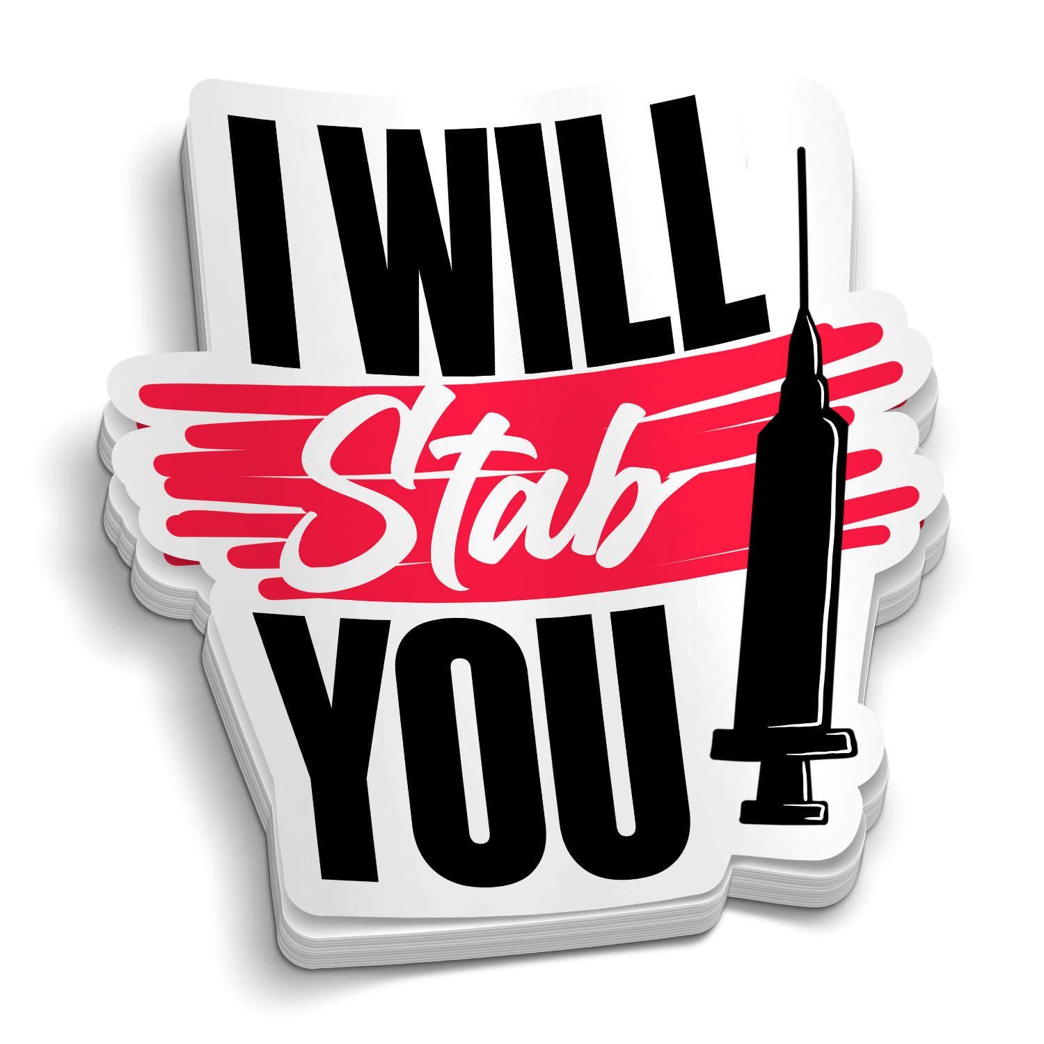 Stab You Sticker – Mountain Up