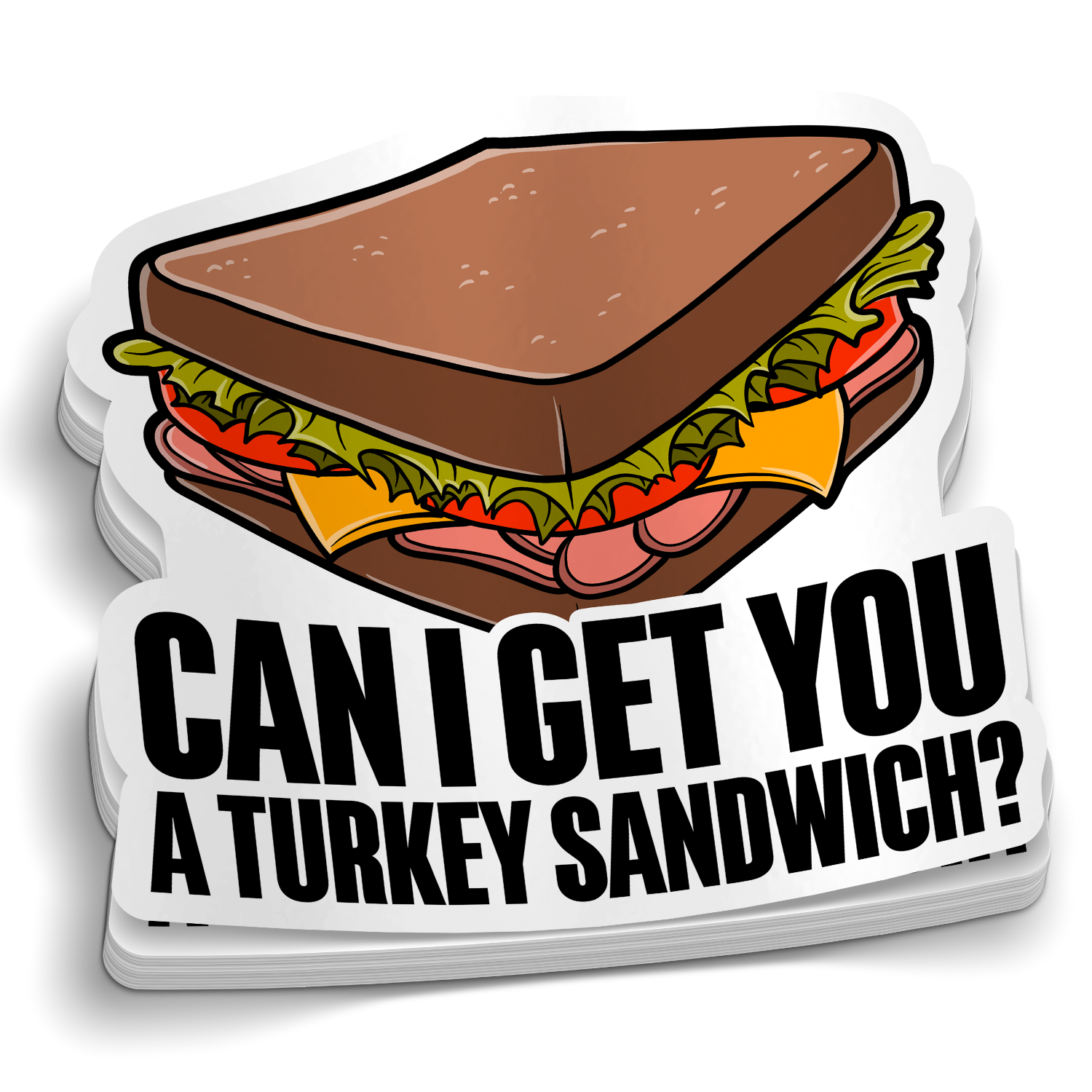 Turkey Sandwich Sticker – Mountain Up