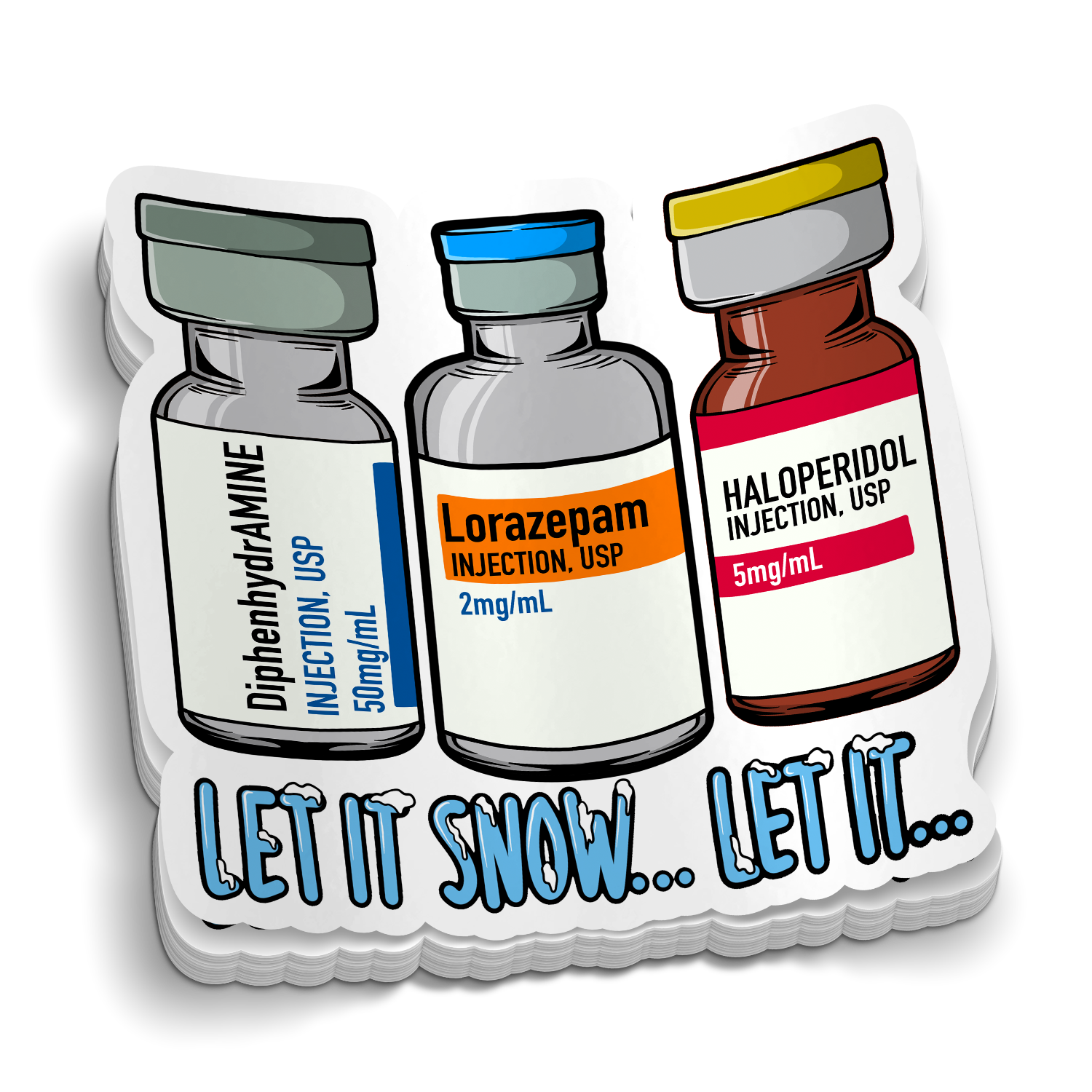 Let It Snow, Let It Snow... Sticker – Mountain Up
