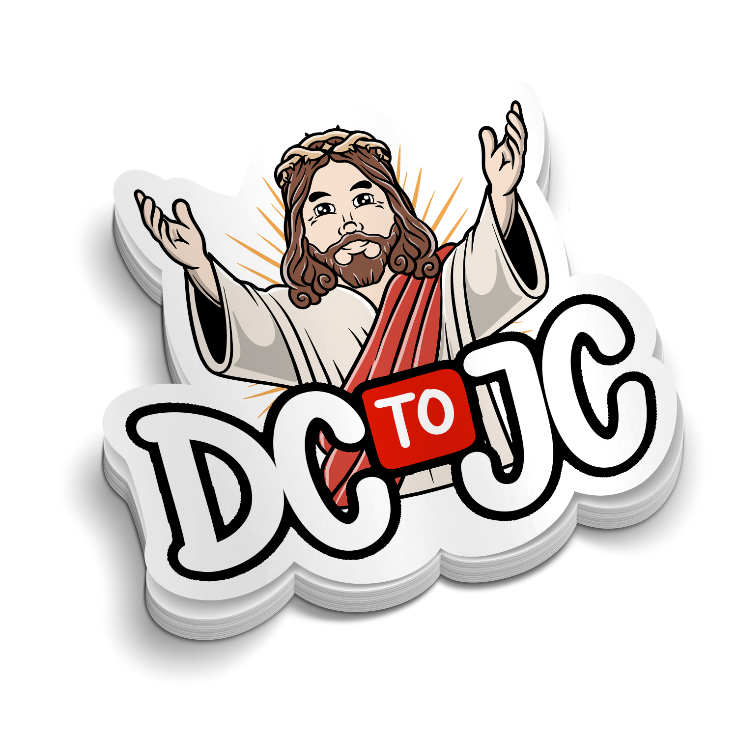 DC to JC | Funny Medical Stickers – Mountain Up