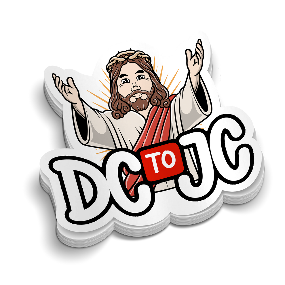 DC to JC | Funny Medical Stickers – Mountain Up